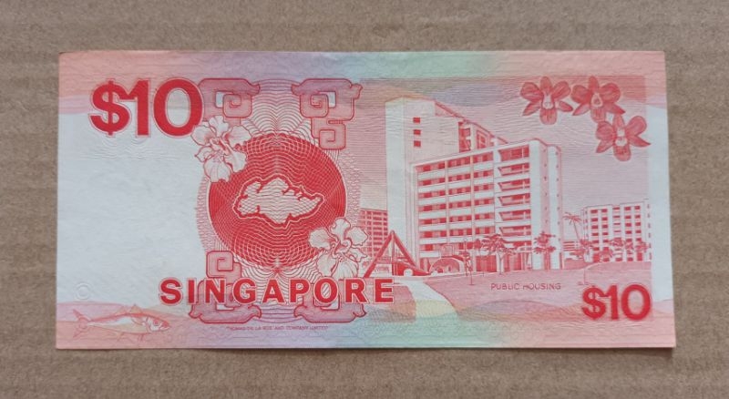 10 Dollars Singapore Old Banknote (Ship Series) | Shopee Malaysia