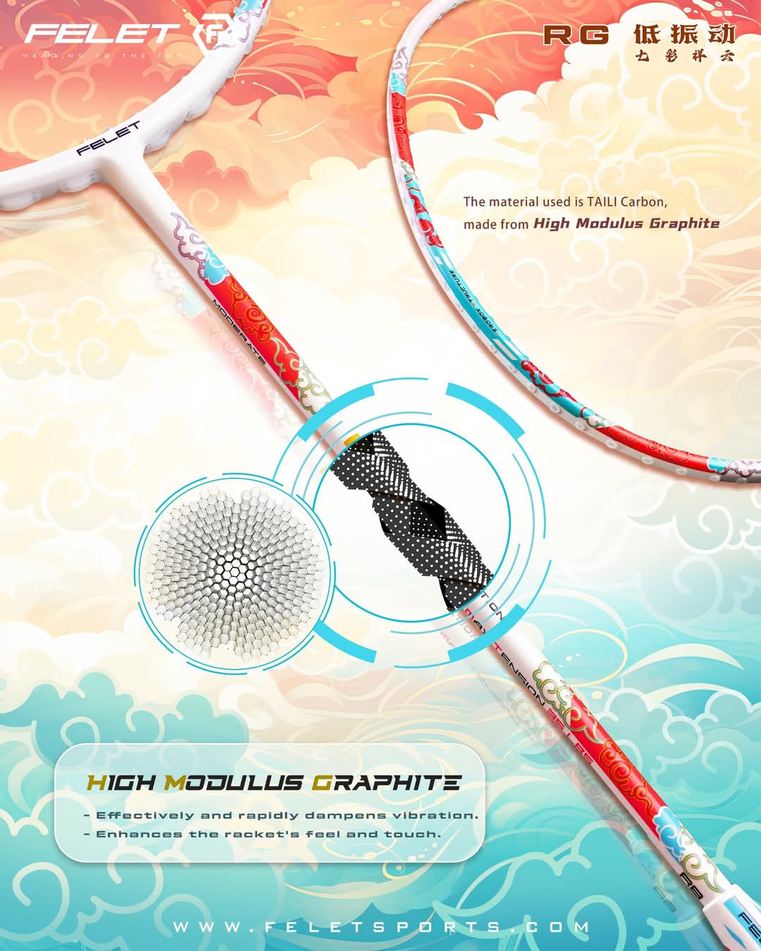 Felet RG LOW VIBRATION Badminton Racket | Shopee Malaysia