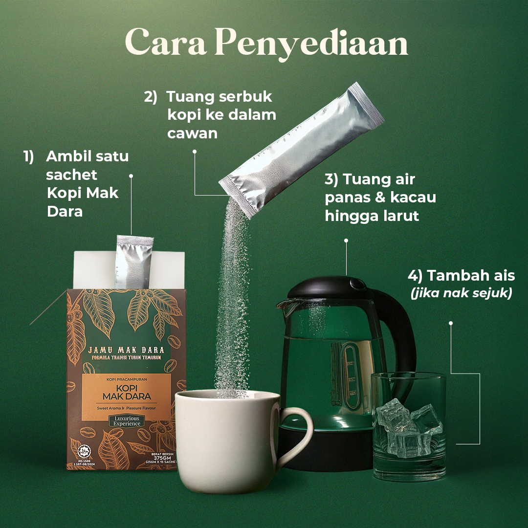 Kopi Mak Dara / Herbal Coffee Mak Dara 25gx15 Sachet | Shopee Malaysia