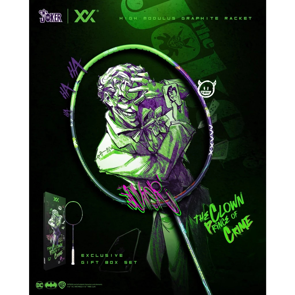 MAXX Joker The Clown Prince of Crime Badminton Raket Original With ...