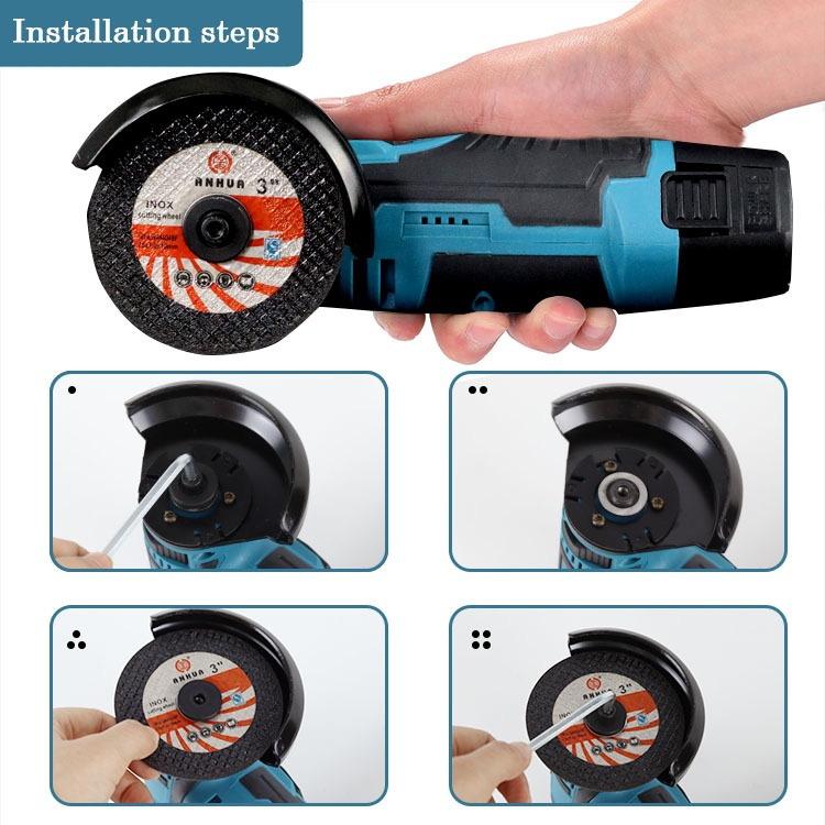 Makitas 3 inch Grinder Rechargeable Lithium Battery Portable Cordless ...