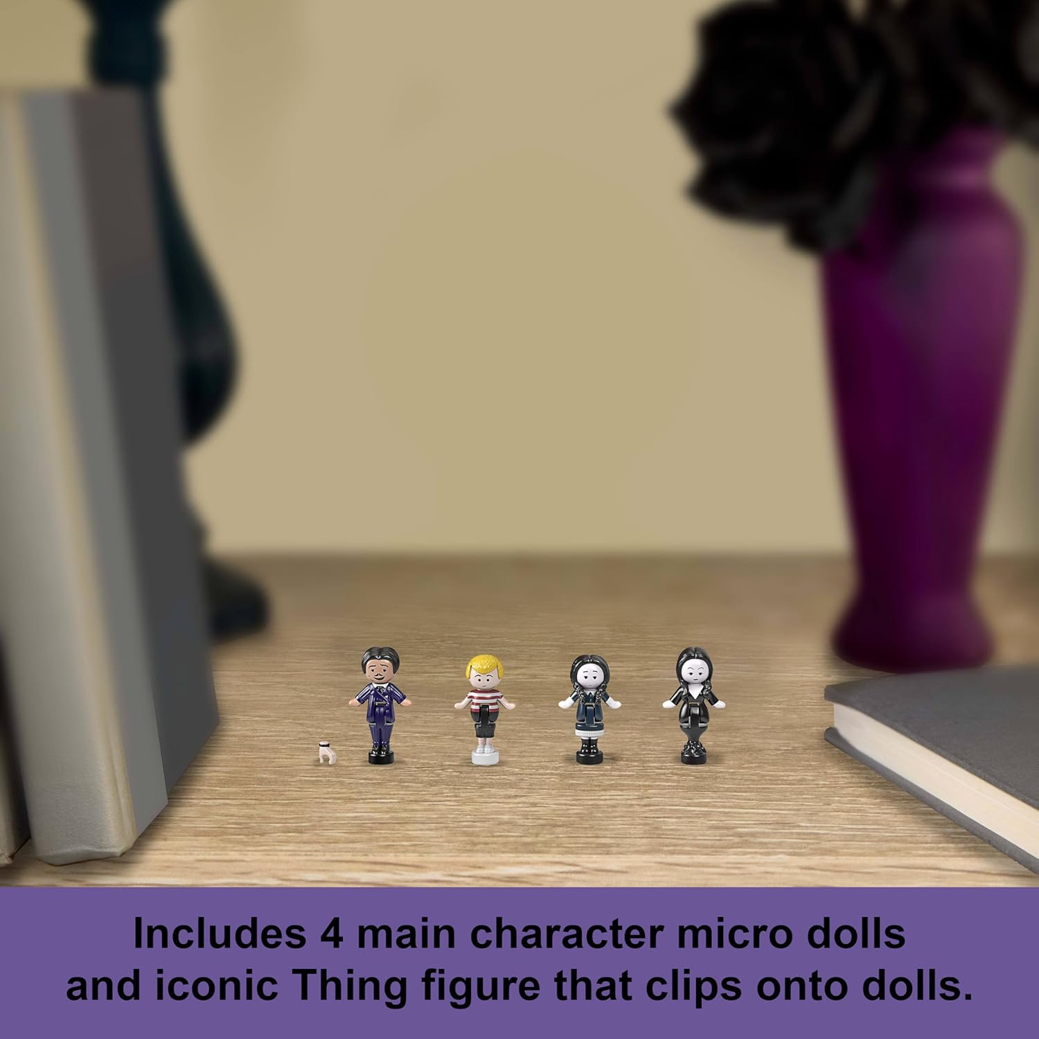 Polly Pocket Collector The Addams Family Compact, Special Edition Dolls ...