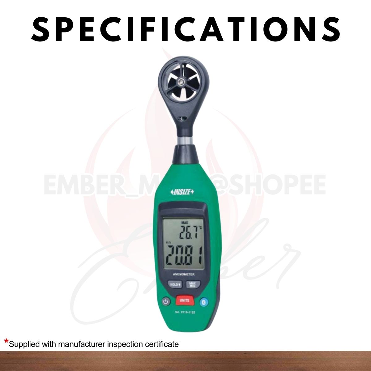 INSIZE ANEMOMETER INSIZE 0110-1125 | Shopee Malaysia