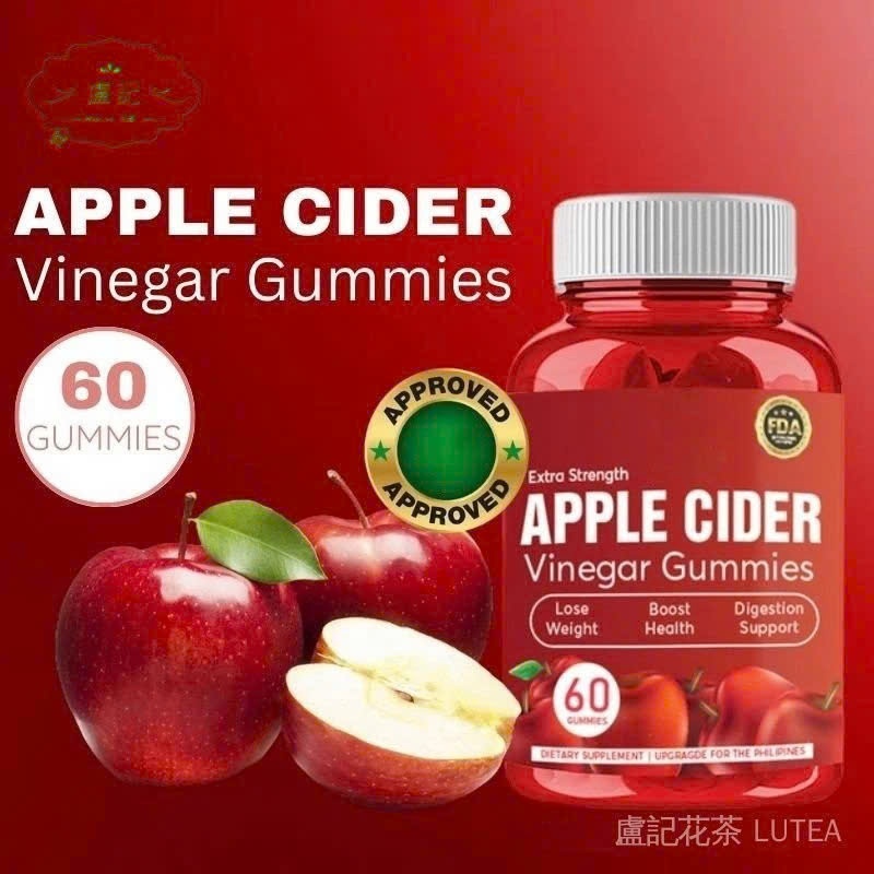 BIYODE Apple Cider Vinegar Gummies 5000mg setiap hidangan Vitamin B9 ...