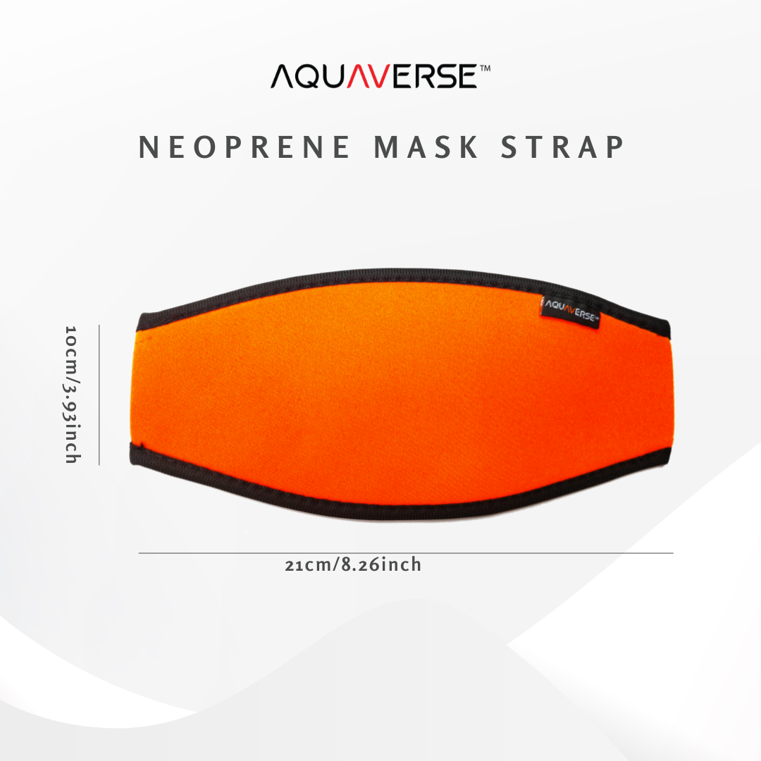 AQUAVERSE Neoprene Mask Strap Cover for Scuba Diving Mask Snorkeling ...