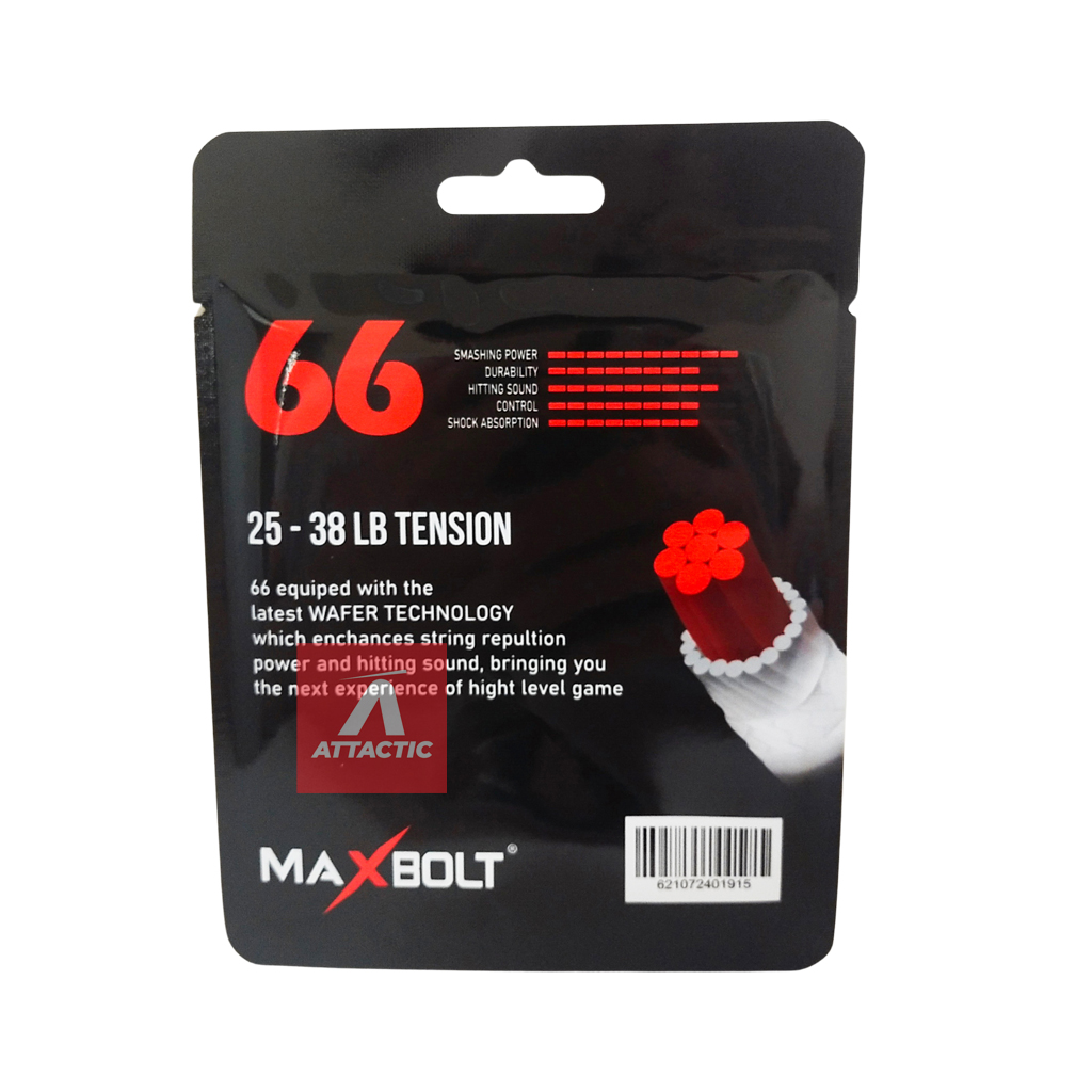 Maxbolt MBS 66 MBS66 Badminton String Tali (0.66mm) High Repulsion ...
