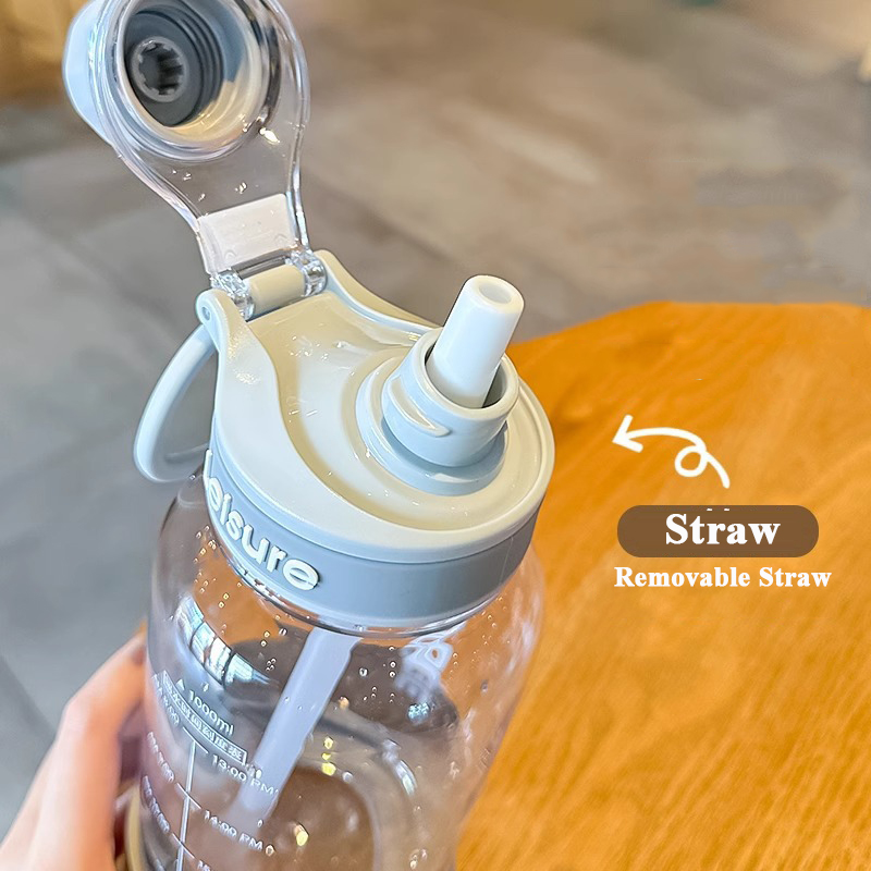 Dodge 780ml/1L/1.25L Direct Drink Large Capacity Leakproof Tritan BPA-Free Water Bottle | Shopee ...