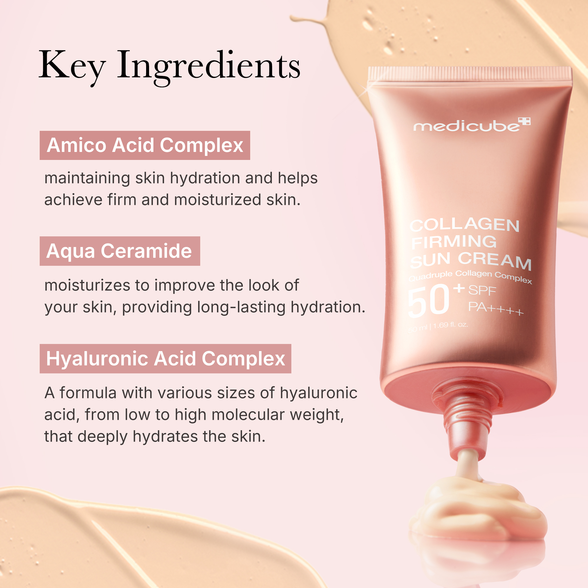 [medicube official] Collagen Firming Sunscreen 50ml | Kulit Berseri ...
