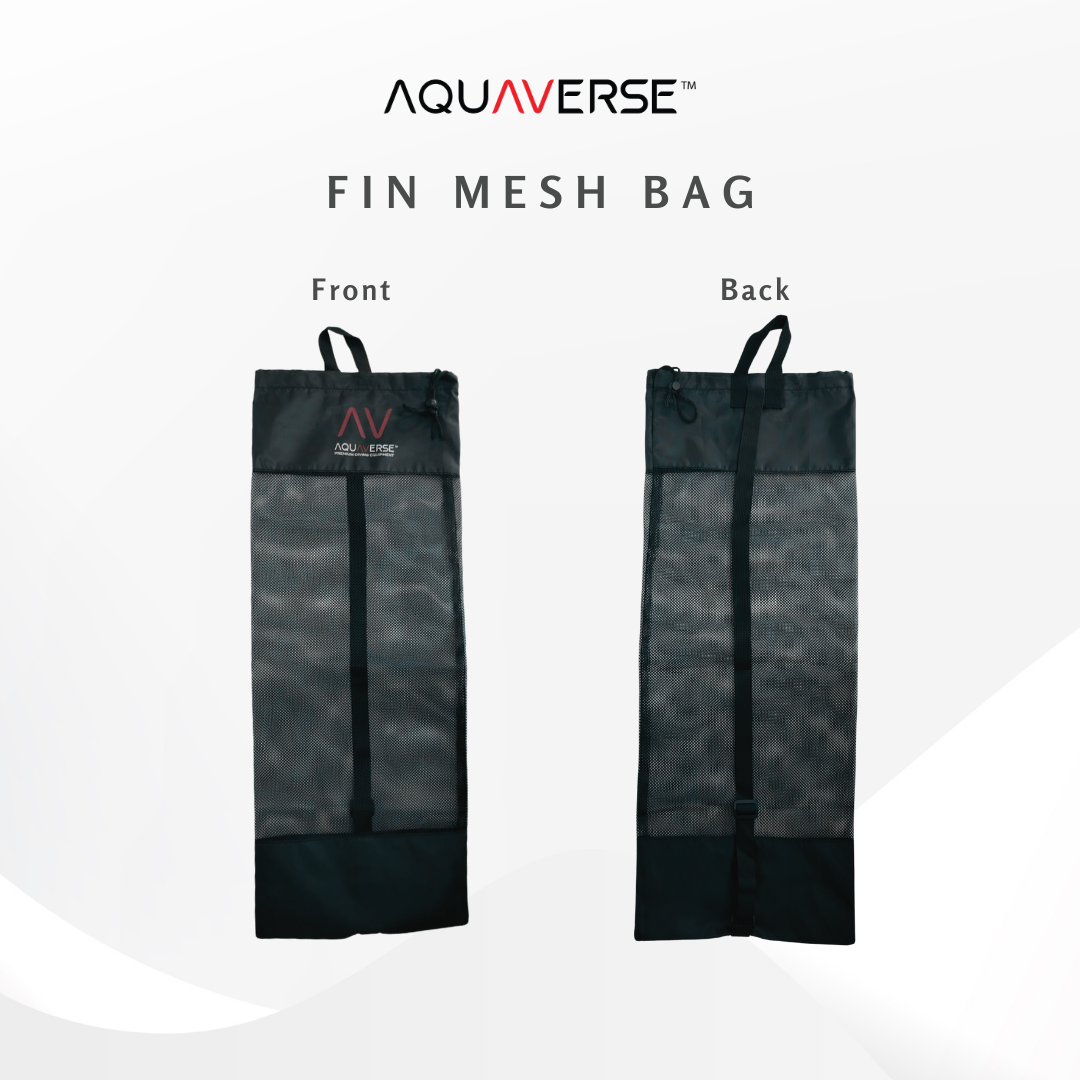 AQUAVERSE Fin Bag Mesh Bag Scuba Diving Bag Snorkeling Bag for Mask Fin ...