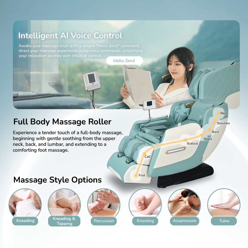 [FREE SHIPPING] Zero Healthcare ANYA Massage Chair Relax Zero Gravity ...
