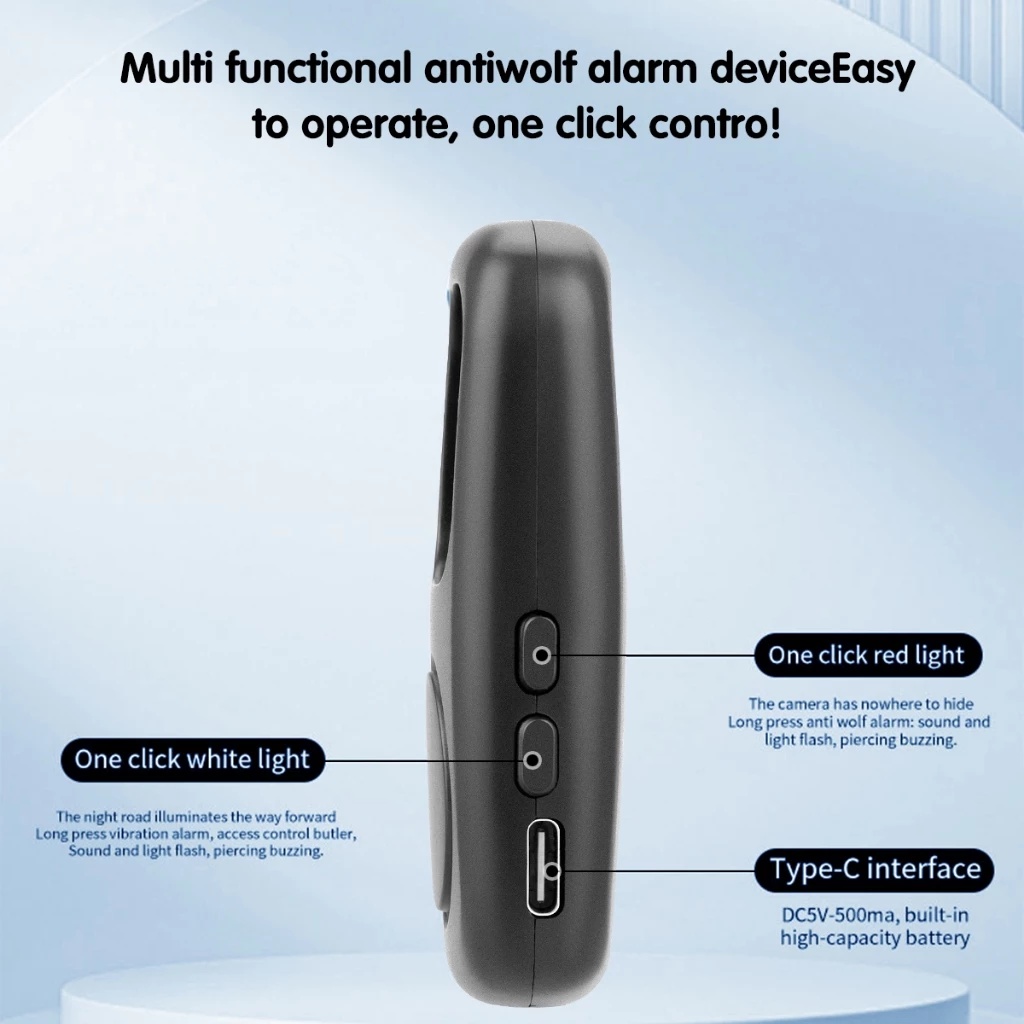 4 In 1 Infrared Camera Detector With LED Lamp Safety Alarm Device ...