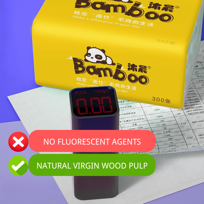 [60PCS] Bamboo 4 Ply Tissue 300 sheets Facial Tissue Tisu Bayi | Shopee ...