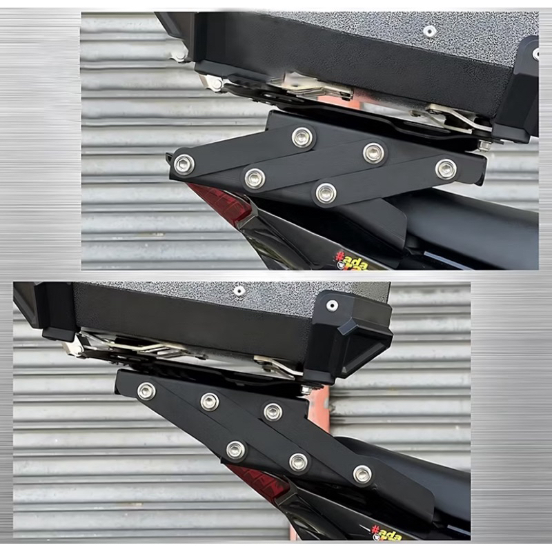 Rack Lipat V2 6mm Foldable Heavy Duty Top Box Bracket Rak LC Y15 Y16 ...