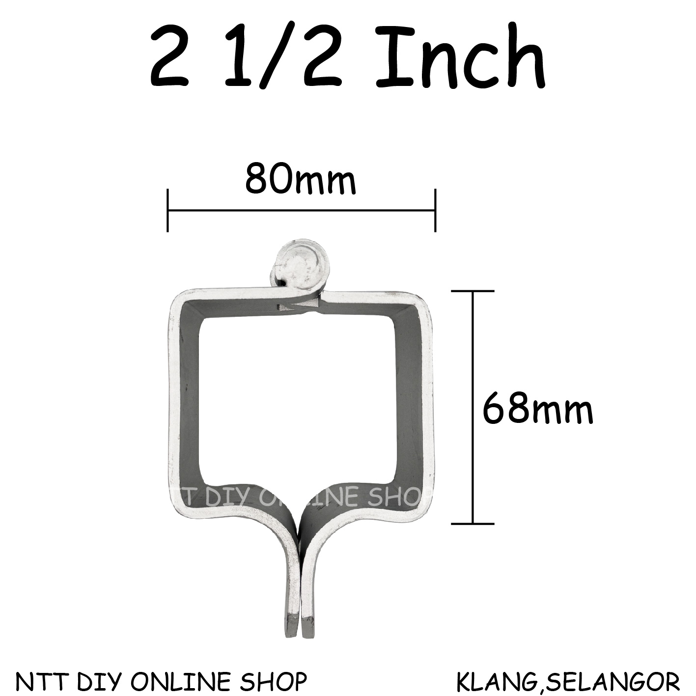 NTT DIY Heavy Duty Padlock Bracket Gate Lock Clamp [ Ready Stock ...