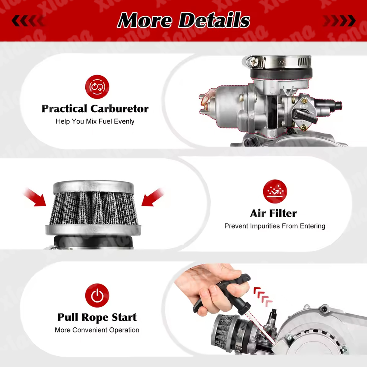 Pocket bike engine 2-Stroke enjin mini bike 49cc pocket bike 49cc ...