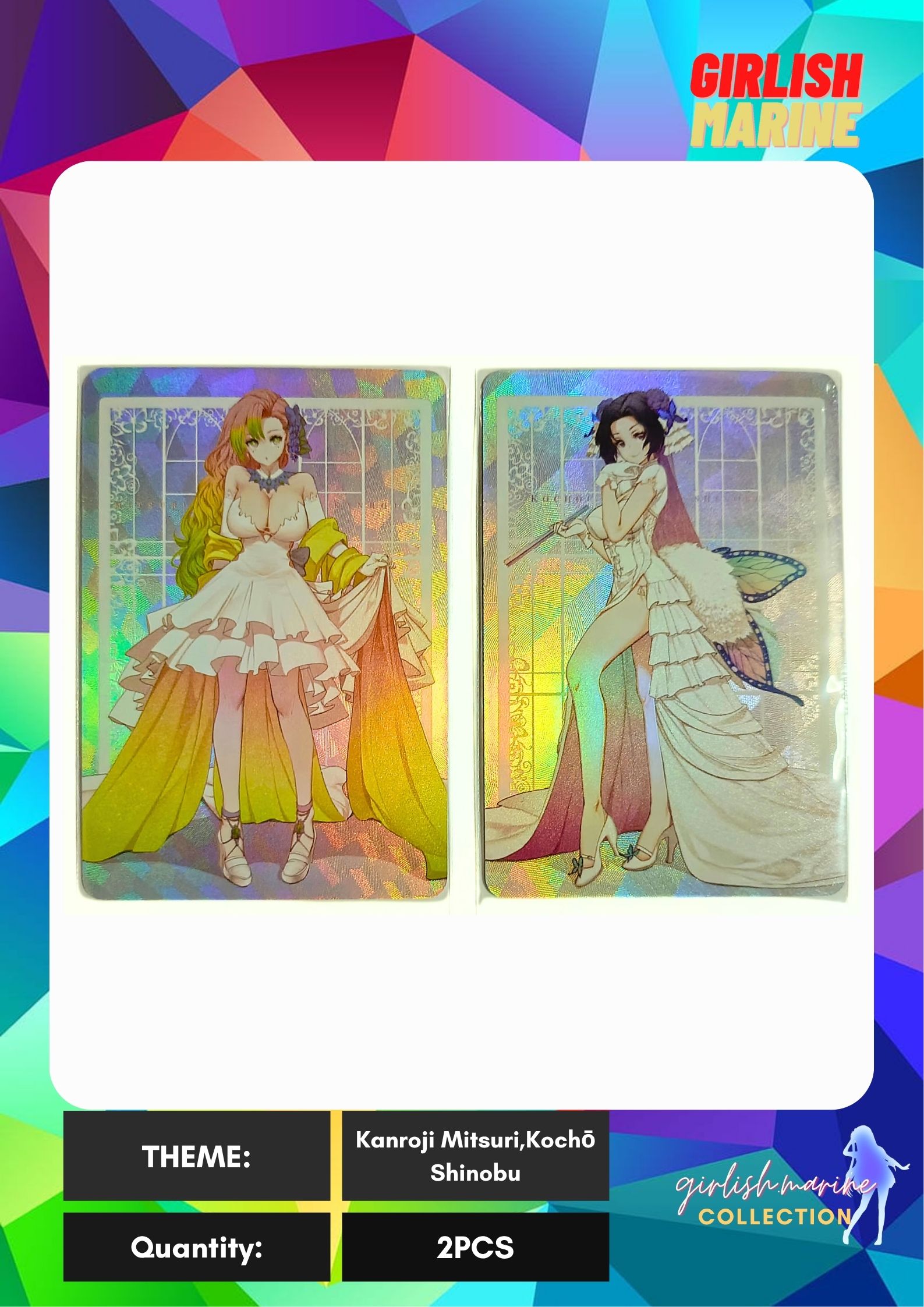 [DIY CARD][CLASSIC] DIY custom ANIME card Kanroji Mitsuri Kocho Shinobu ...