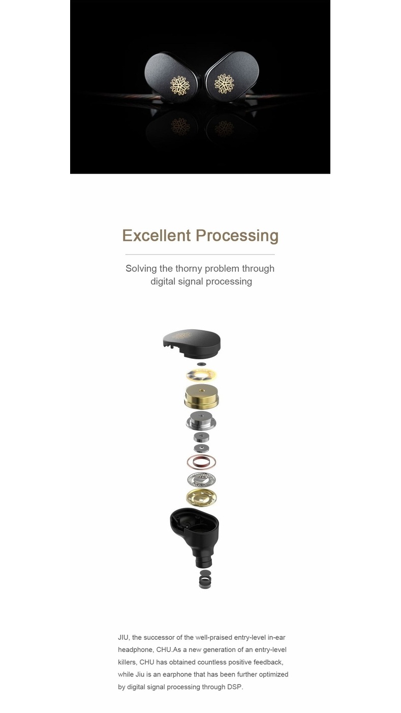 Moondrop JIU DSP USB-C Port 10mm Dynamic Driver In Ear Monitor IEM ...