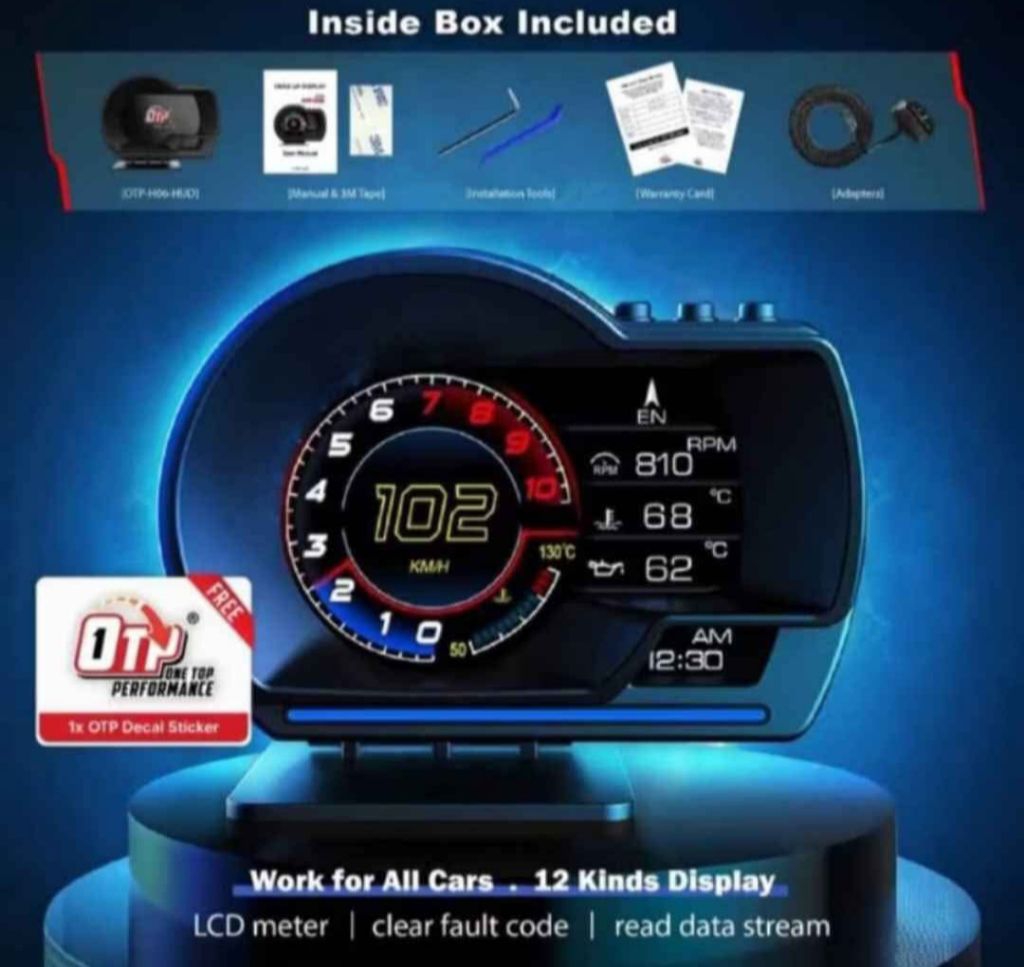 Meter OBD2 + GPS H06+ | Shopee Malaysia