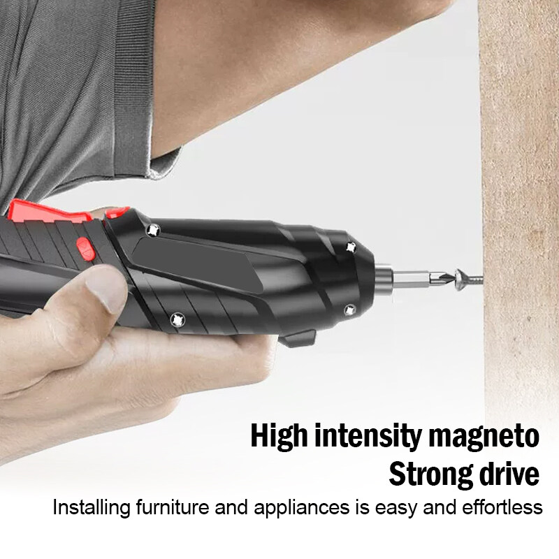 47PCS Cordless Electric Screwdriver Drill 47 pcs 3.6V Rechargeable ...