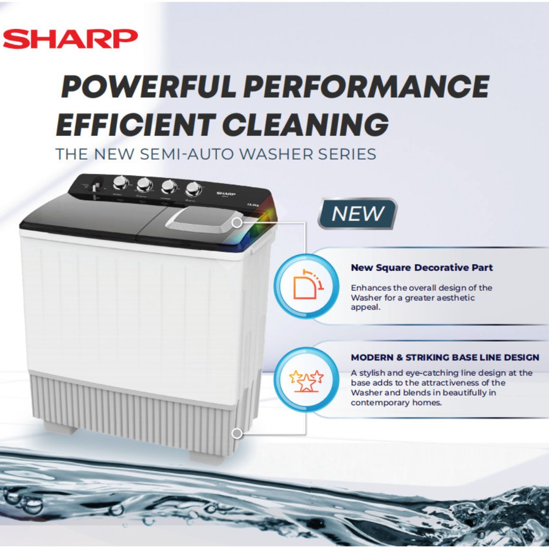 Sharp Mesin Basuh Manual - Semi Auto Washing Machine Washer ( 8kg ...