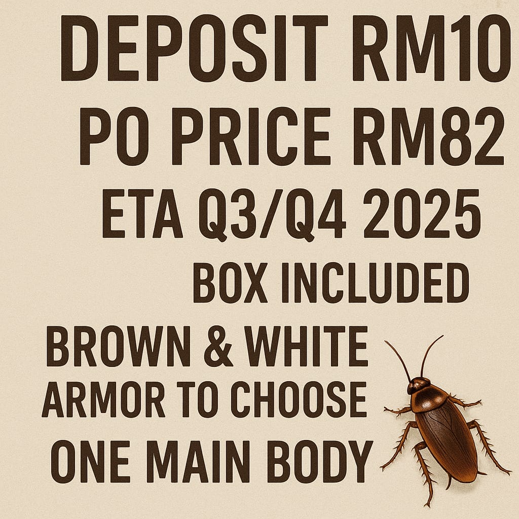 Robox Animation Guang Dong Cockroach Model Kits / Cantonese Heavy ...