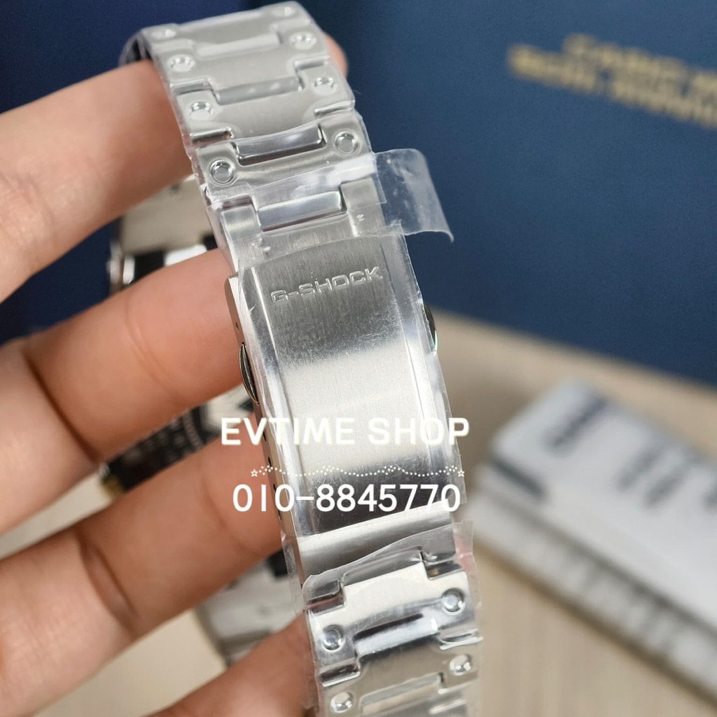 JAPAN SET 100% ORIGINAL CASIO 50th Anniversary G-SHOCK GMW-B5000SS-2JR / GMW-B5000SS-2 / GMW ...