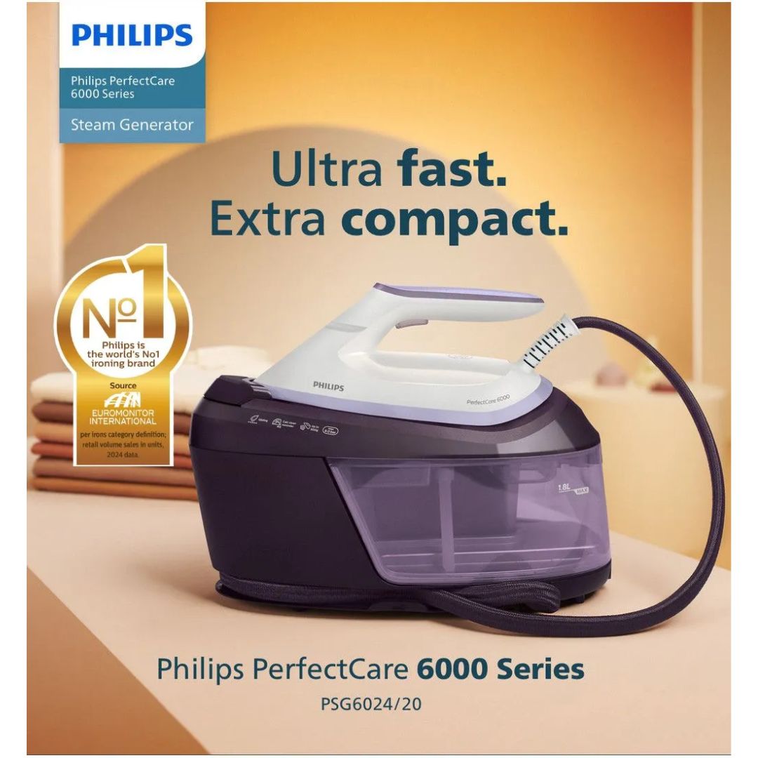 Philips Optimal Temp Tech Steam Generator Iron (2400W) PSG6024/30 ...