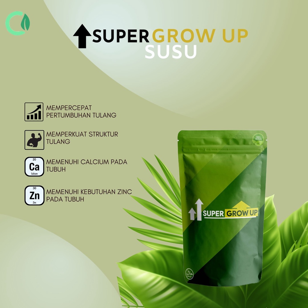 Super Grow Up Milk Booster Powder Susu Tinggi Badan Height Growth ...
