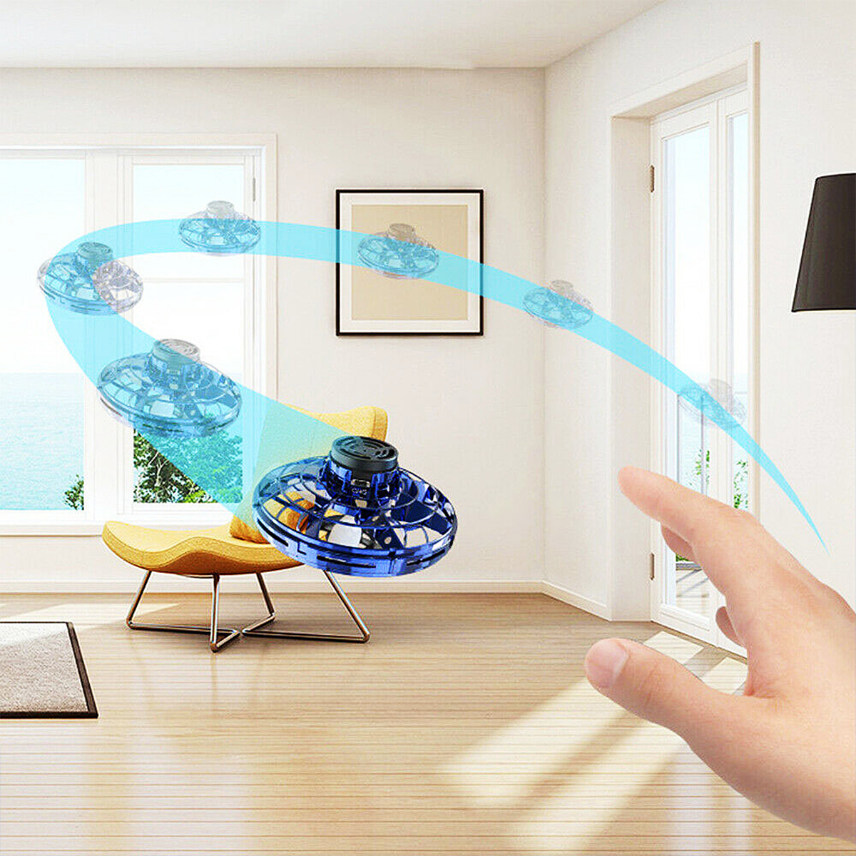 Mini UFO Flying Flying Spinner Boomerang Magical Gyro Spinning Premium ...