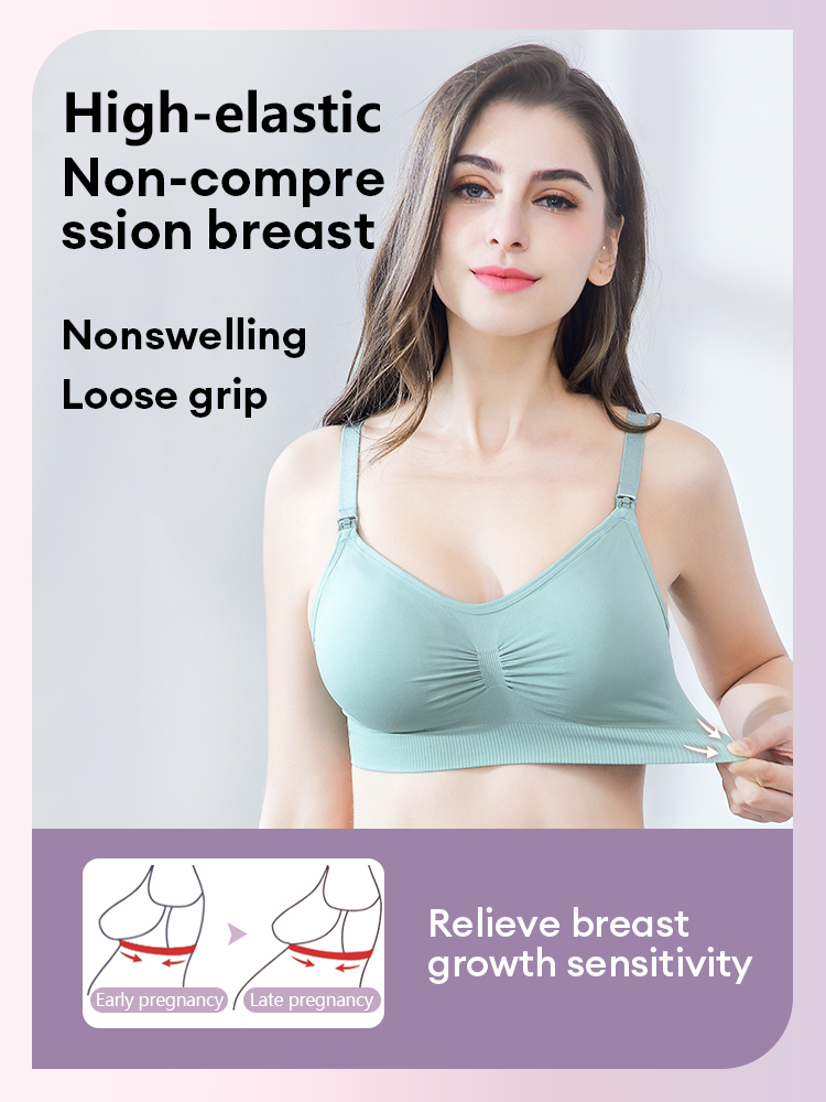 Nursing Bra Maternity Panties Cotton Seamless Underwear Push up Breastfeeding Bra Women Pregnant ...