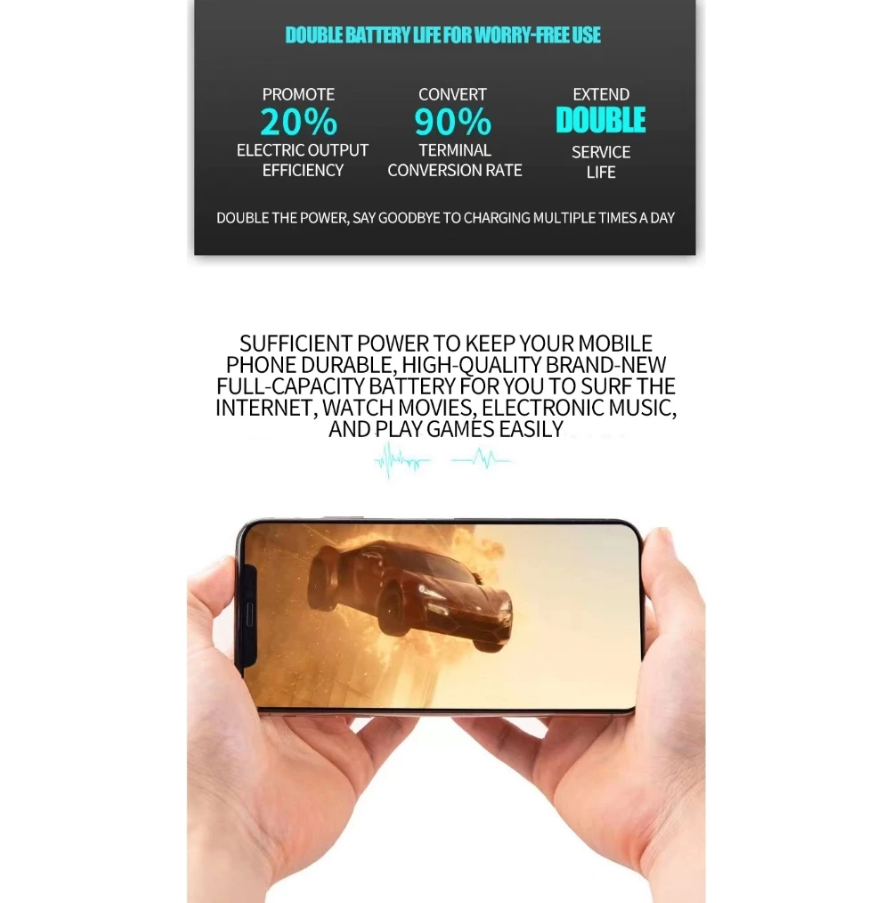 NEXCELL Bateri Serasi untuk High Capacity Battery Phone 6 S 7 8 Plus SE ...