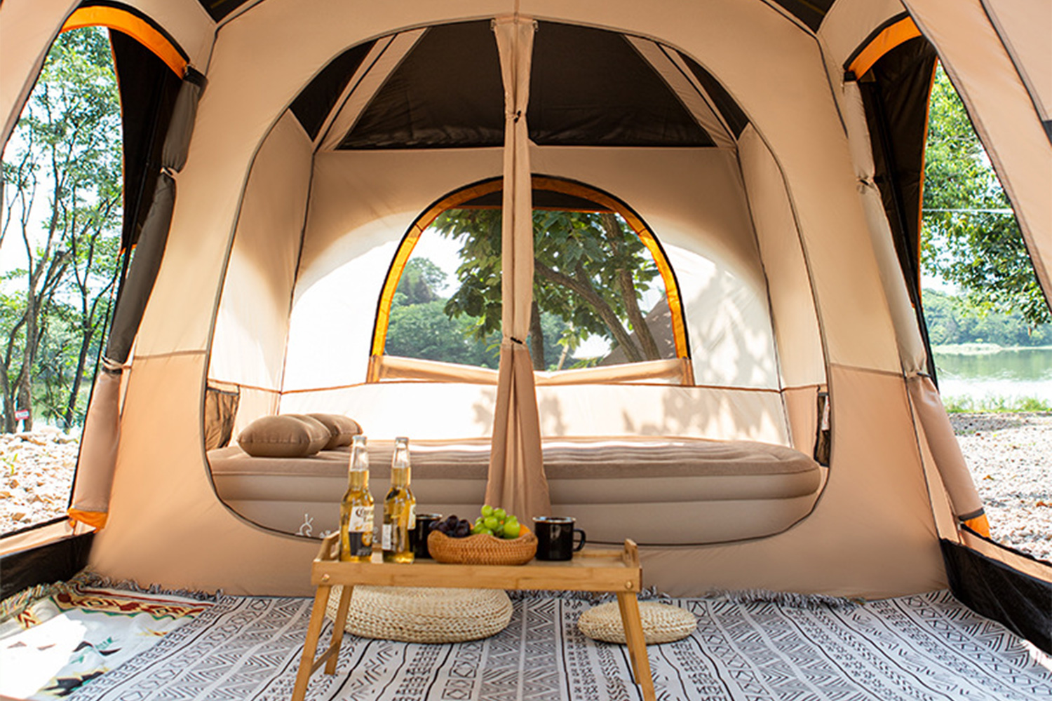 MY💕READY STOCK💕Mount peak Khemah Unta camping tent waterproof family ...