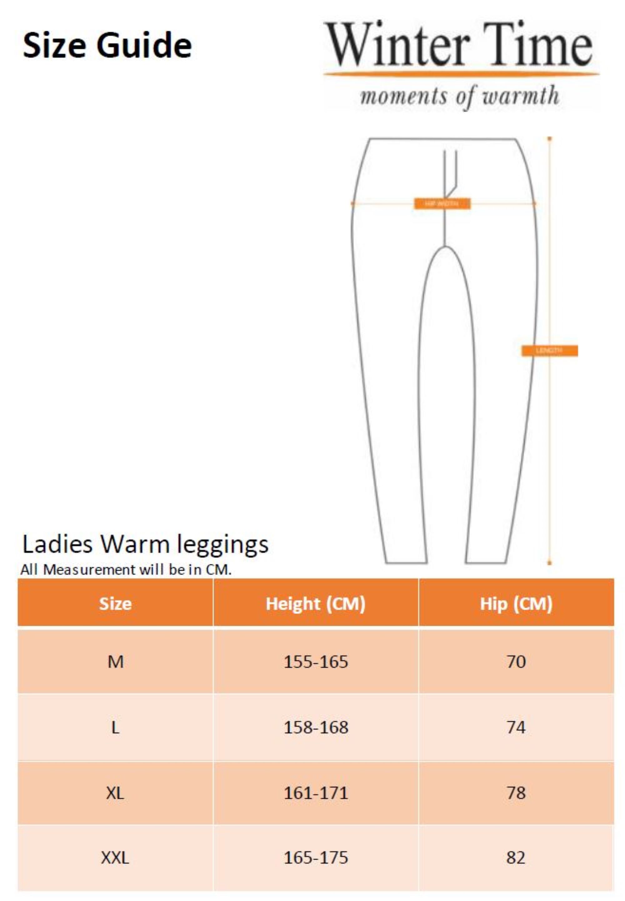 WINTER TIME Ladies Warm leggings (Footless) | Shopee Malaysia