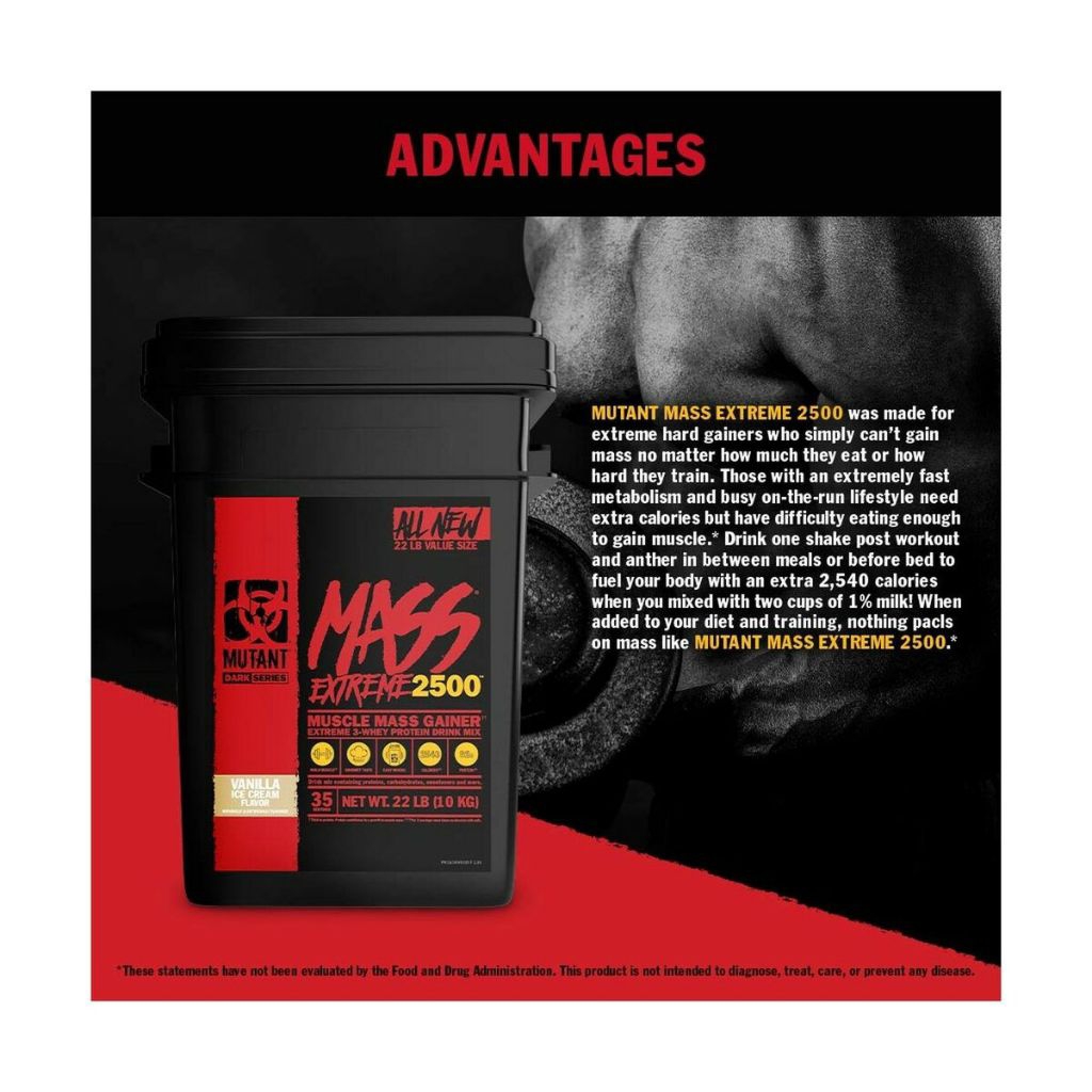 Mutant Mass Extreme 2500 (10kg) | Shopee Malaysia