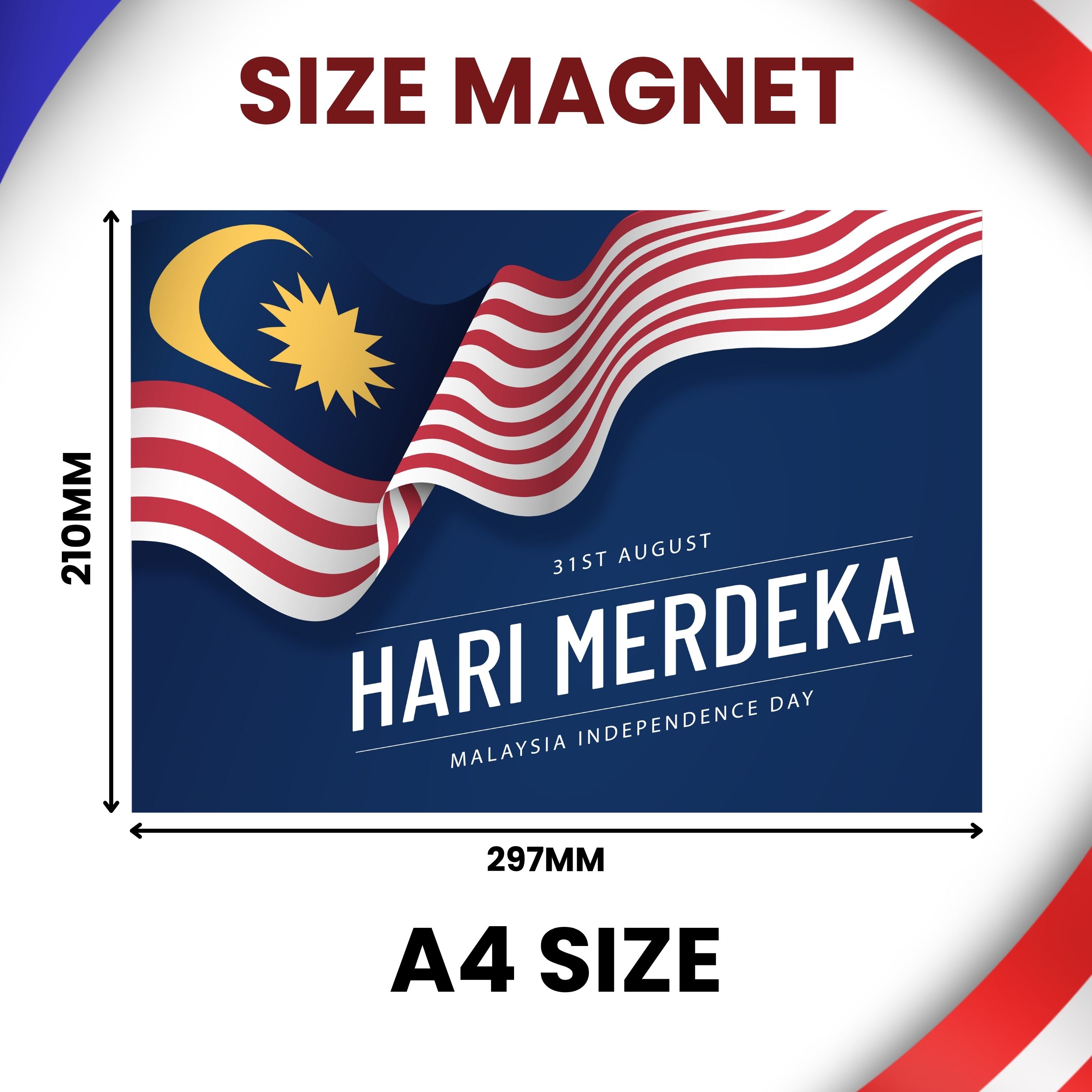 Magnet kereta Bendera Malaysia Sticker | Shopee Malaysia