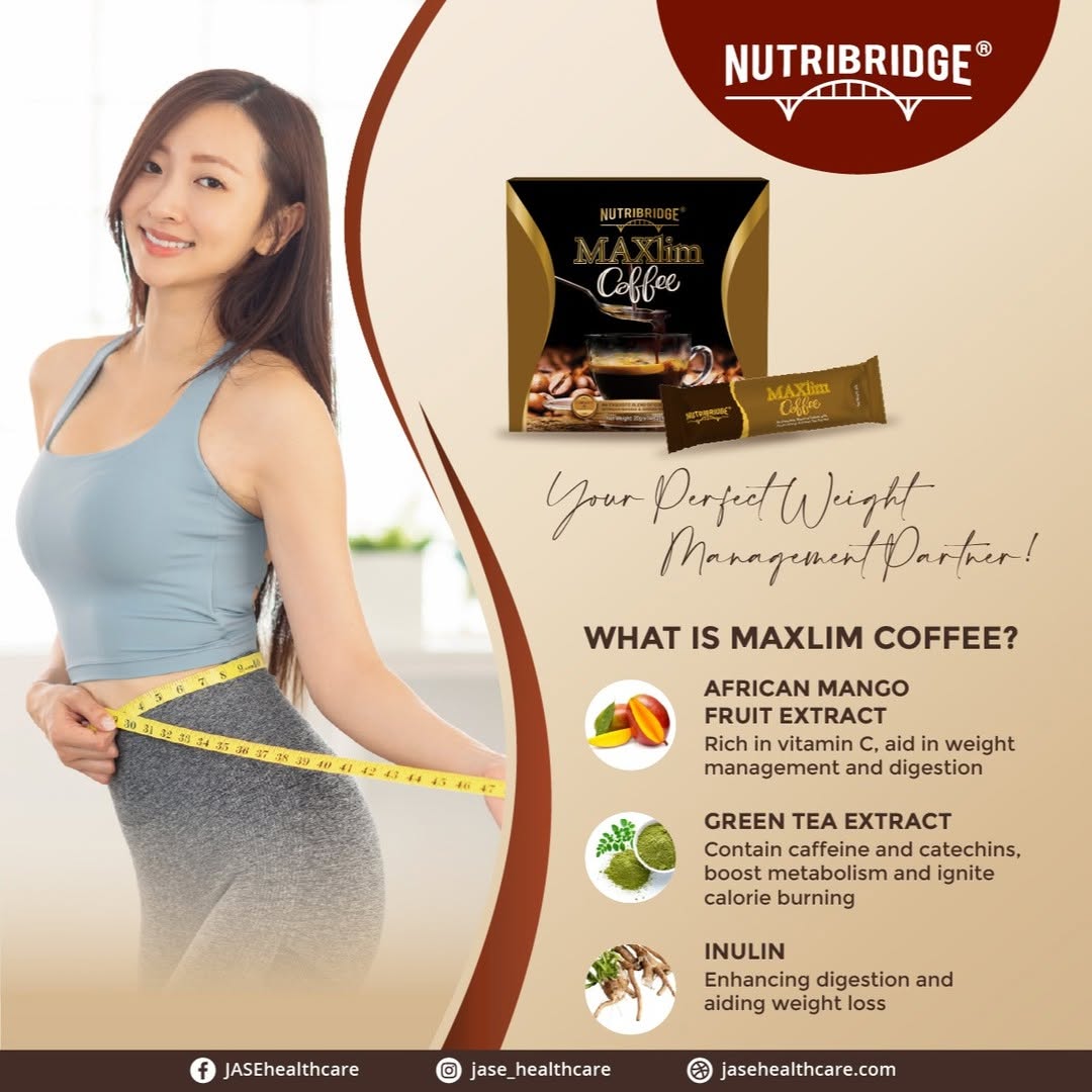 [NUTRIBRIDGE] Maxlim Coffee 20g x 14's Sachet - weight management ...