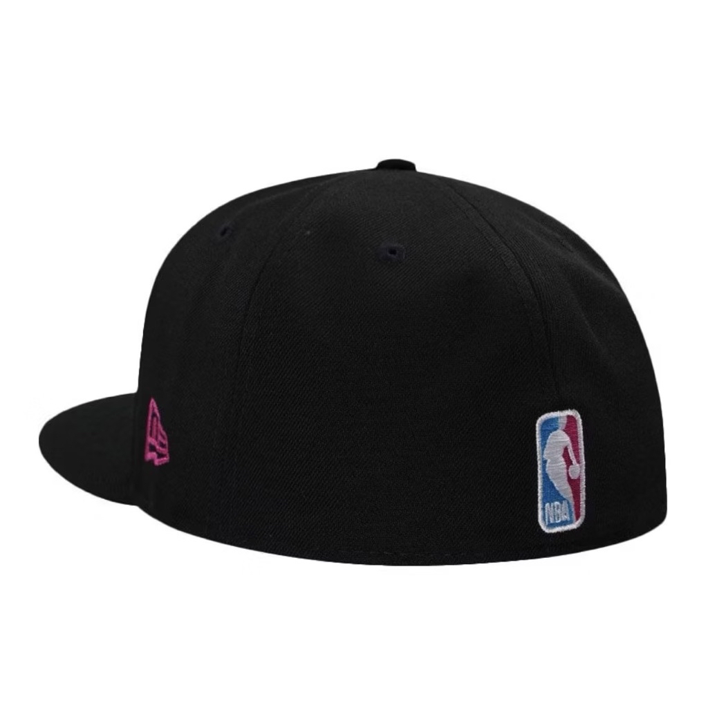 NEW ERA 59FIFTY FITTED MIAMI HEAT 30TH ANNIVERSARY BLACK HAT PRIME ...