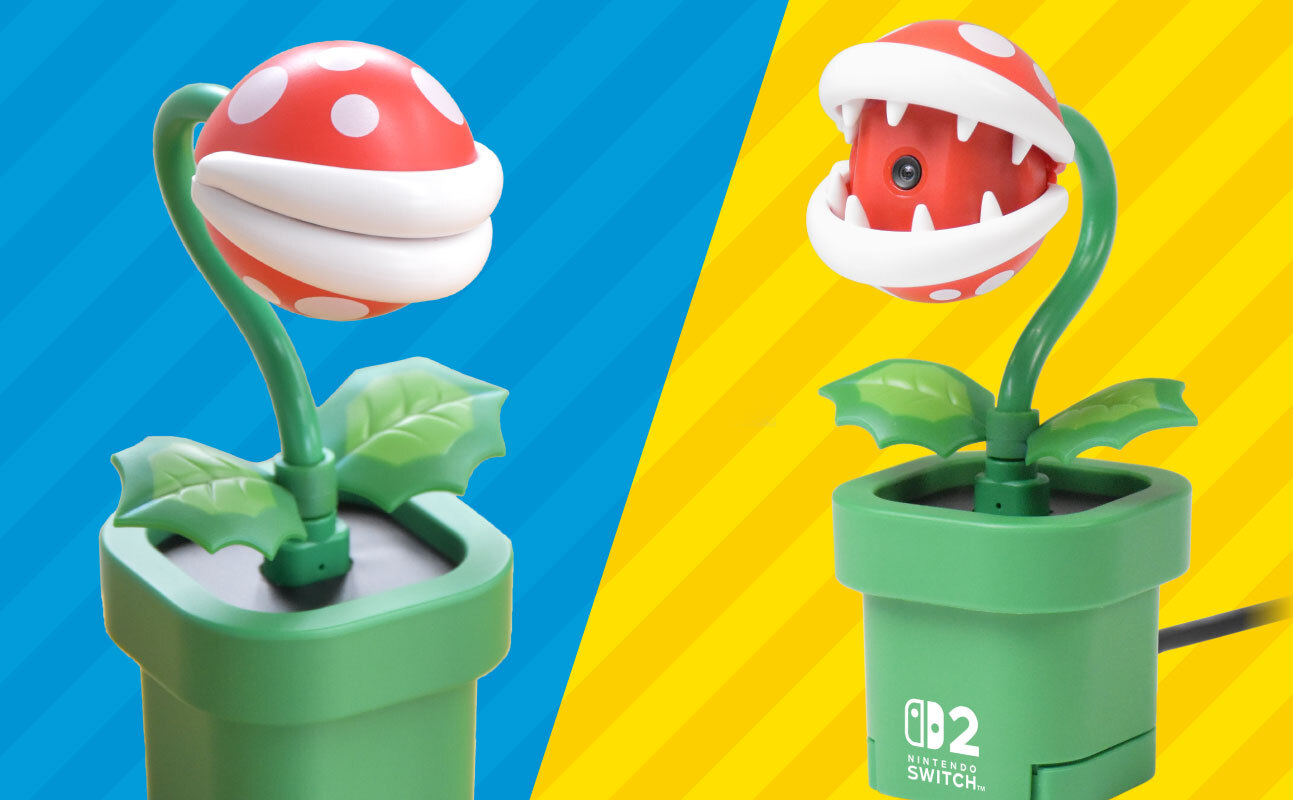 NINTENDO OFFICIAL LICENSED HORI Piranha Plant Camera for Nintendo ...