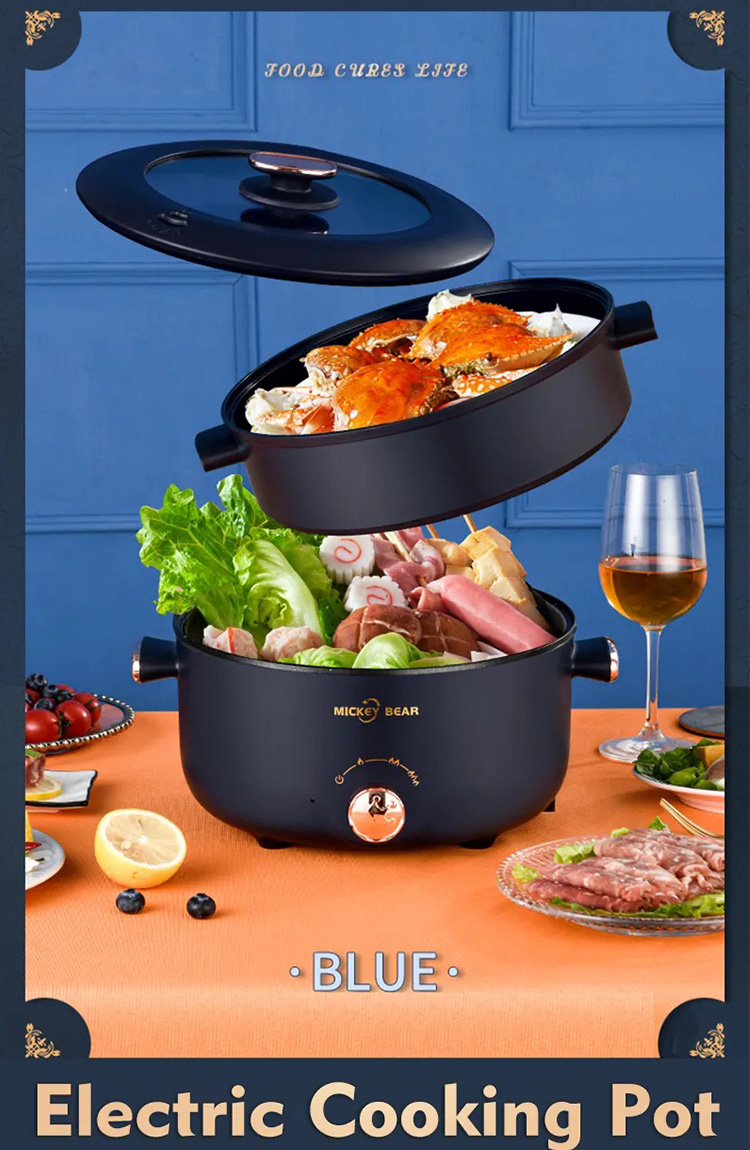 5L Electric Cooker Mini Multi Electric Pot Hot Pot Multi Cooker Non ...