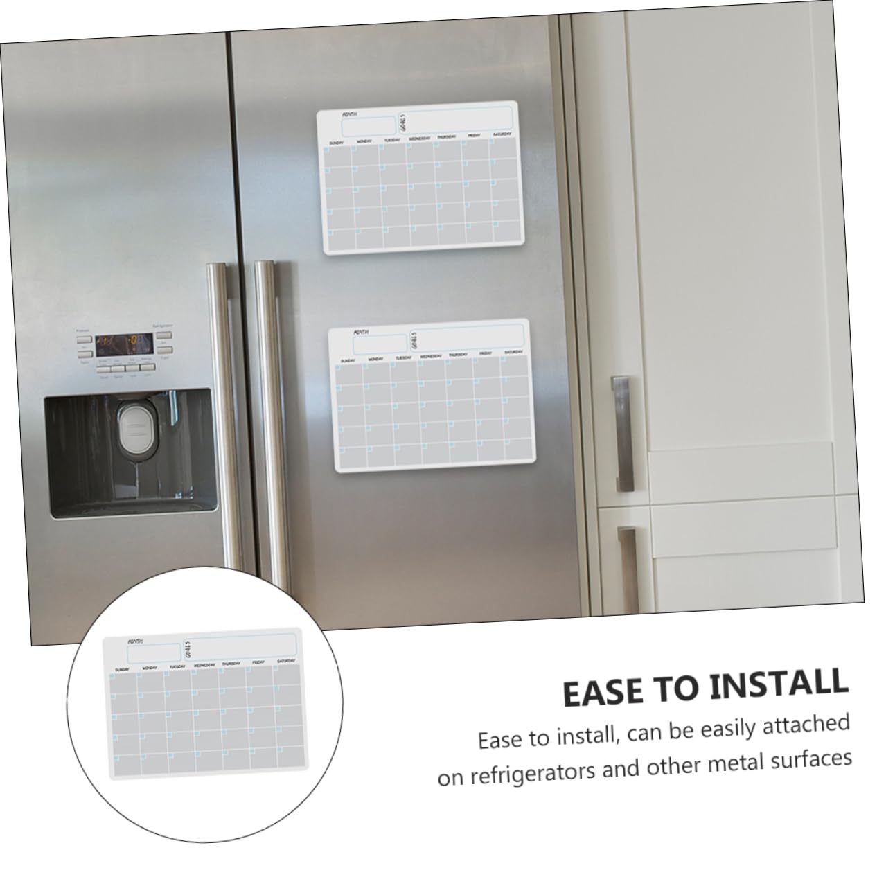 A3 Soft Magnetic Schedules Erasable Fridge Whiteboard Monthly/Weekly ...