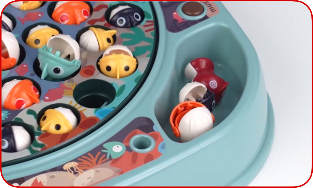 Electrinic Roating Fishing Board Game | Musical Fishing Toy for Kids ...
