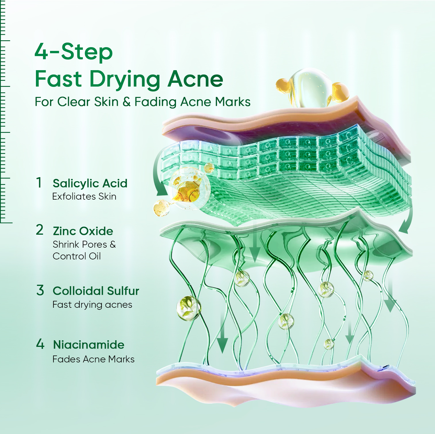 【AntiAcne】SKINTIFIC Acne Drying Lotion Salicylic Acid Acne spot ...
