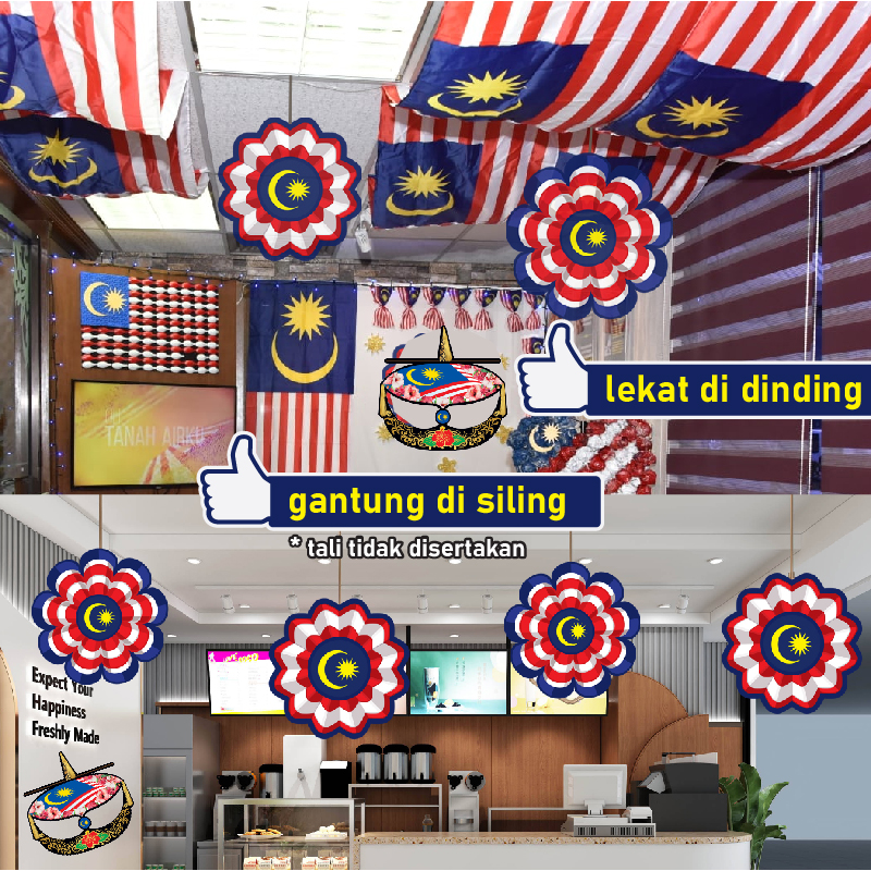 HIASAN DAN DEKORASI KECERIAAN MERDEKA Hari Merdeka Hari Kebangsaan ...