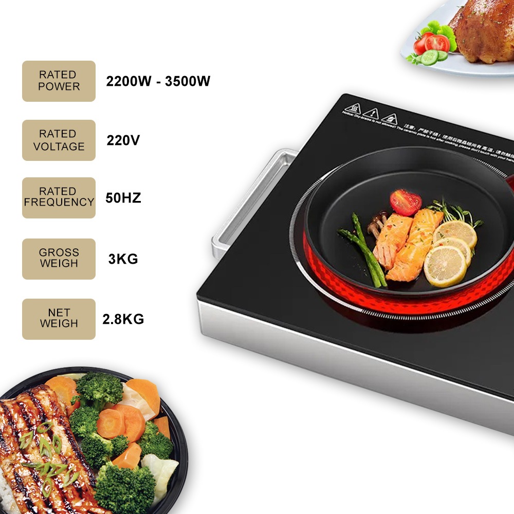 Swiss Thomas Infrared Ceramic Induction Hob – High Power Electric ...