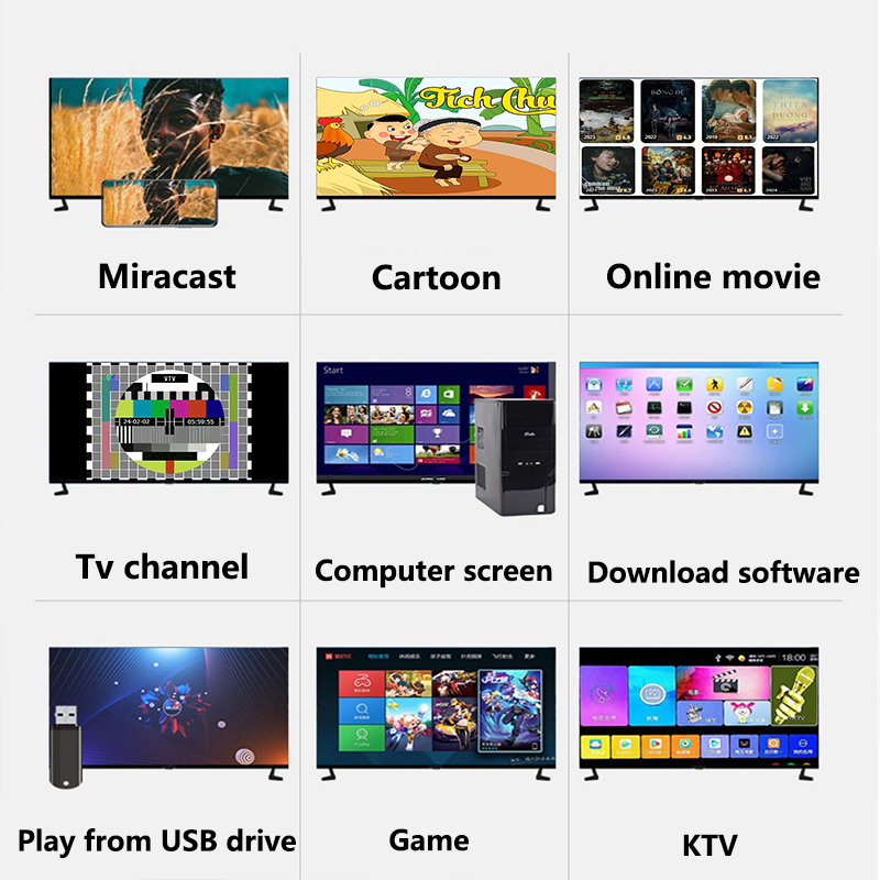 TLC Smart TV Borderless 50inch Voice-controlled 32 43 55 inchTelevision ...