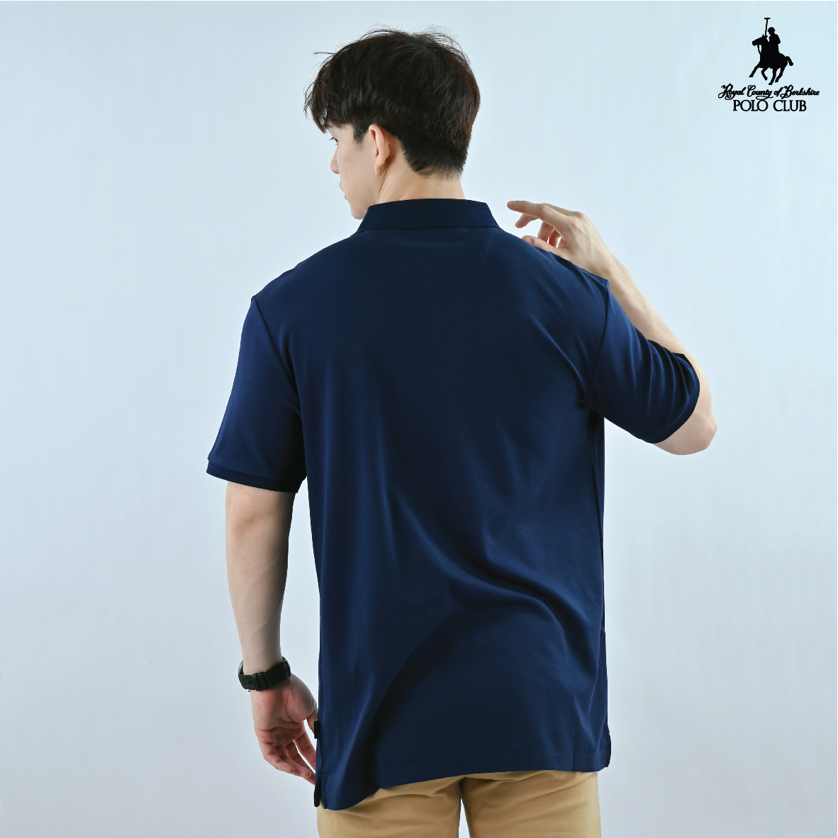 [RCB Premium] RCB Polo Club Men Dark Blue Short Sleeve Polo Shirt ...