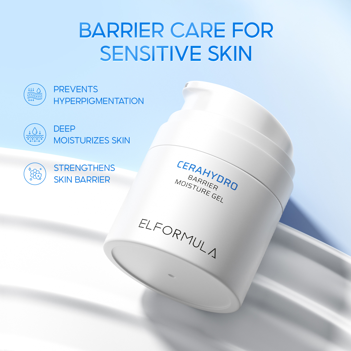 ELFORMULA Intensive CeraHydro Moisturizer Gel Skin Barrier Repair ...
