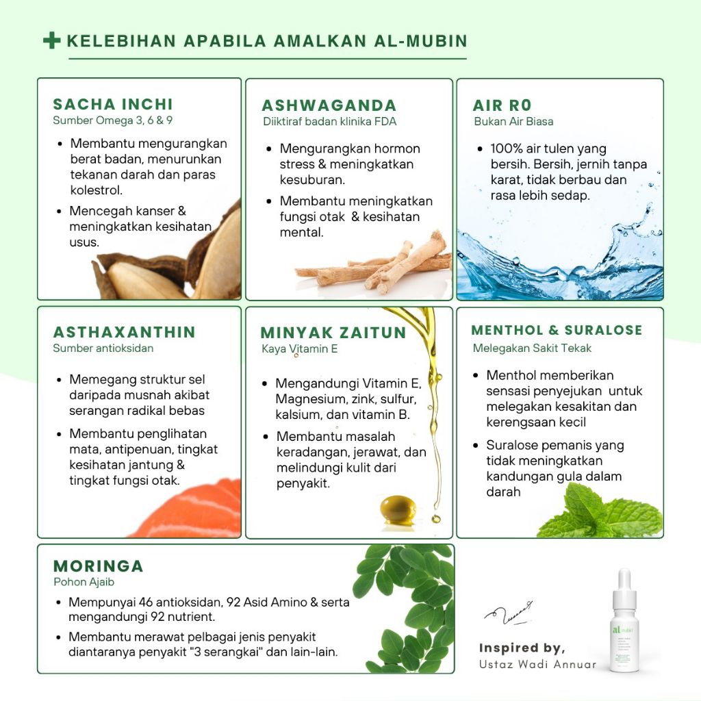 SUPERFOOD AL MUBIN,, by USTAZ WADI ANNUAR | Shopee Malaysia