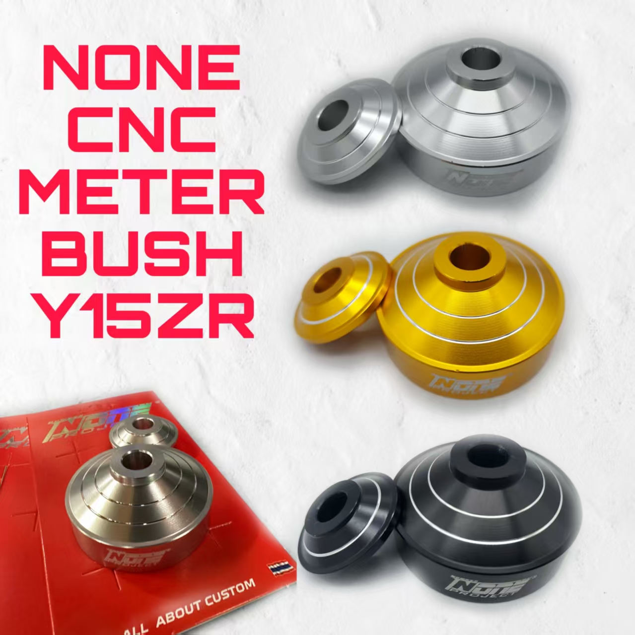 Bushing Meter NONE PROJECT CNC METER BUSH LC Front Rim PNP Y15 100% ...