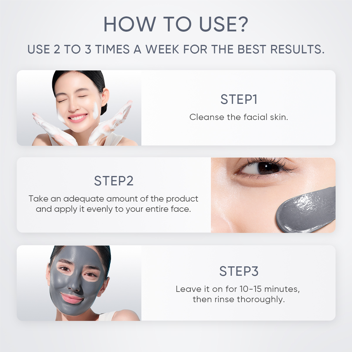 SKINTIFIC Alaska Volcano Clay Deep Pores Cleansing Clay Mask Blackhead ...